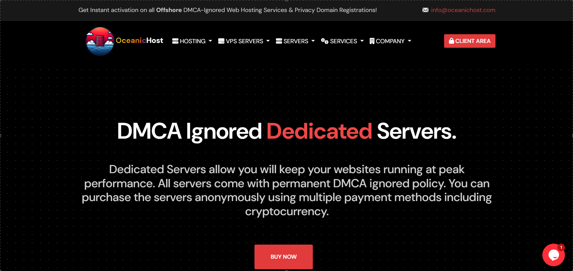 Offshore DMCA Ignored Dedicated Servers Plans | Dedicated Server Hosting