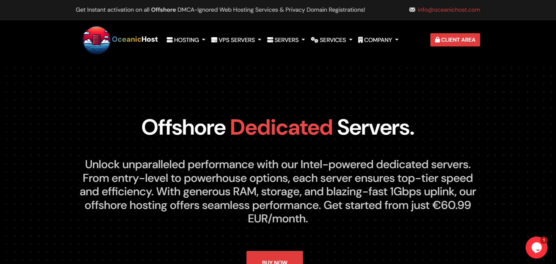 Cheap Offshore Dedicated Servers - OceanicHost