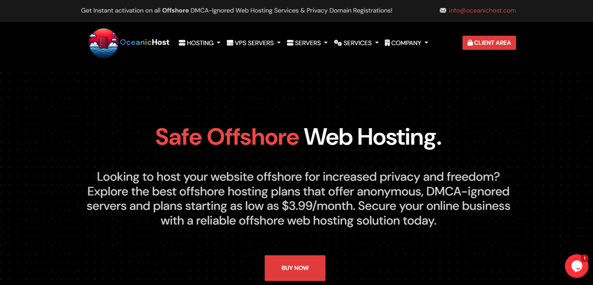 Safe Offshore Web Hosting - OceanicHost